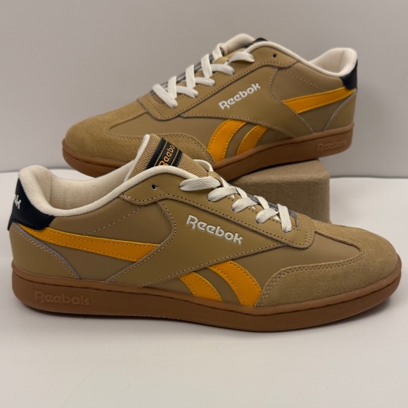 Reebok | Shoes | Nwot Reebok Forte Tan And Yellow Retro Mens Sneakers ...
